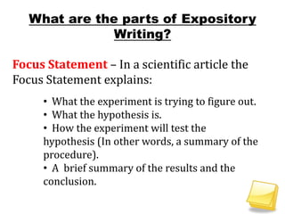 Writing scientific articles | PPTX