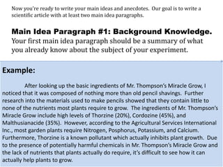 Writing scientific articles | PPTX