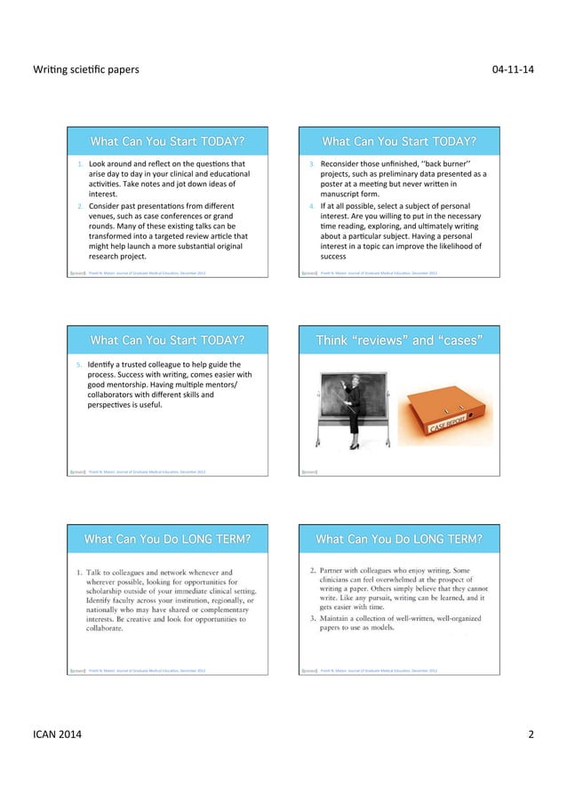 Writing scientific paper | PDF