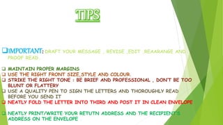 Writing section | PPTX | Email | Internet