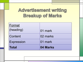 ppt on writing section. short presentation | PPTX