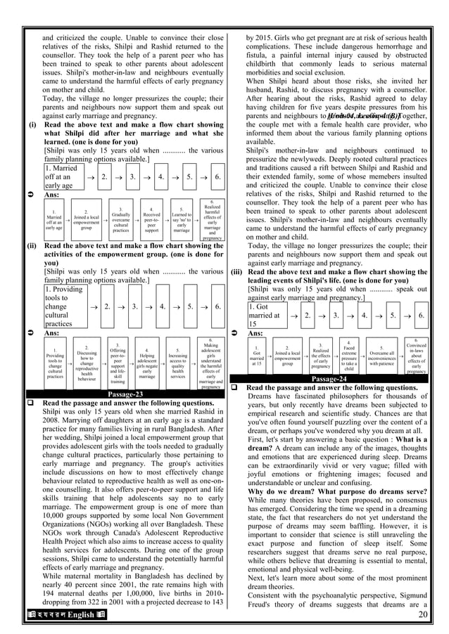 HSC Writing Section by হযবরল English | PDF | Children\'s Health ...