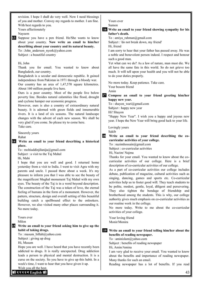 HSC Writing Section by হযবরল English | PDF | Children\'s Health ...