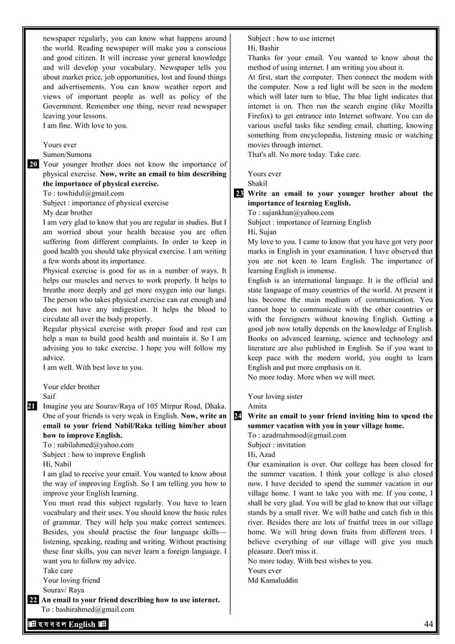 HSC Writing Section by হযবরল English | PDF | Children\'s Health ...