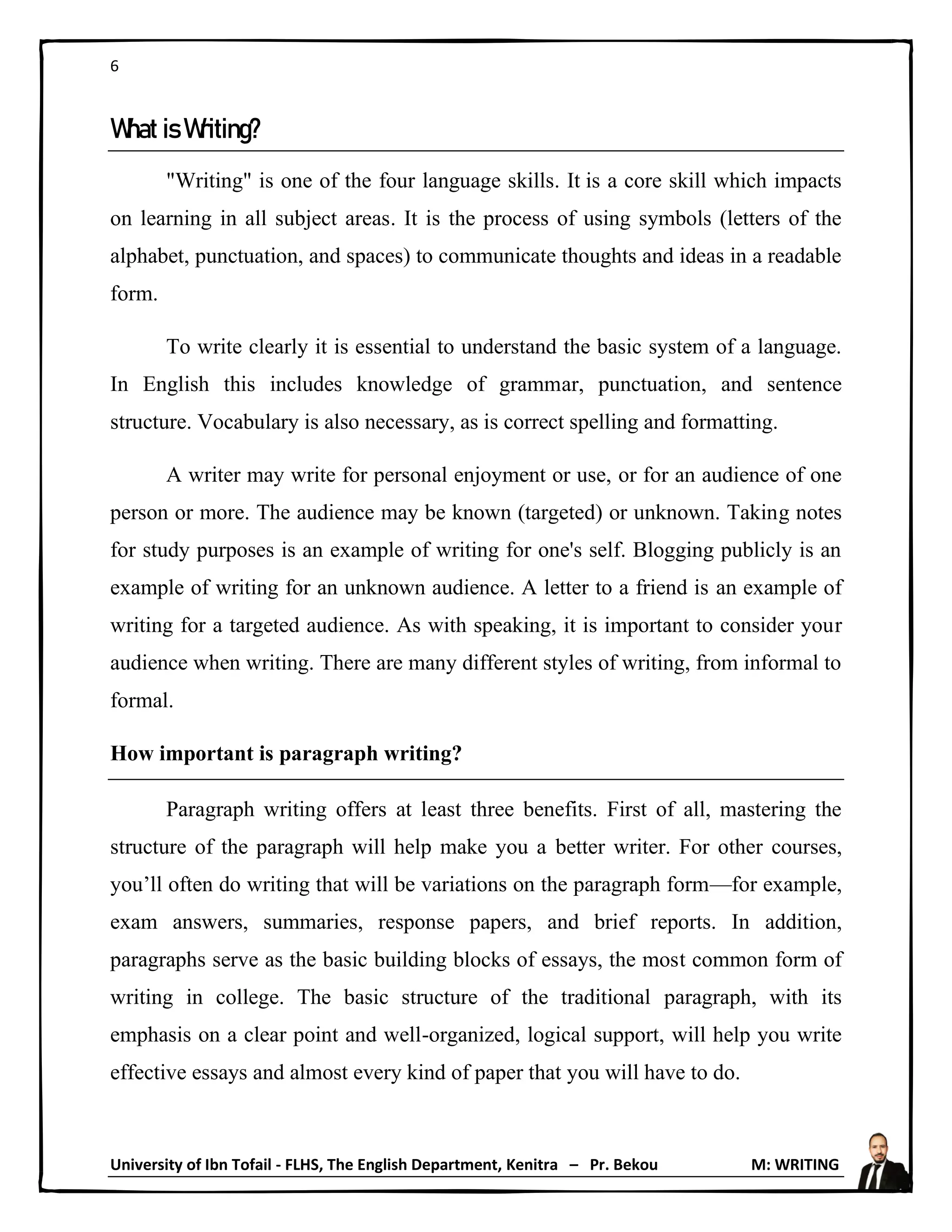Writing_Semester _1English.pdf__________ | PDF