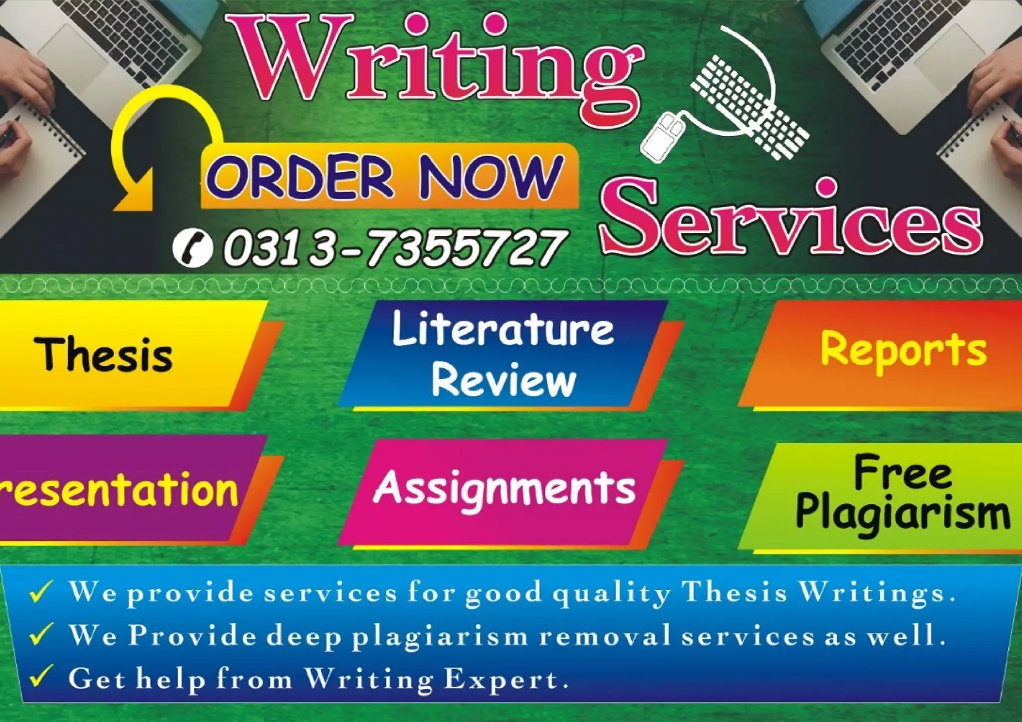Writing Services in Pakistan | PPT