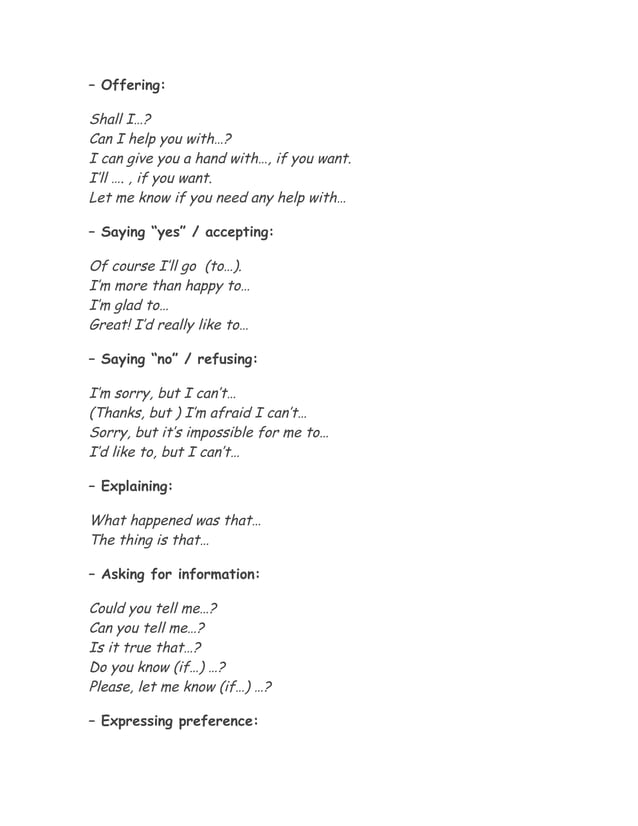 Writing Short Messages | DOC