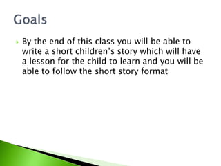 Writing short stories | PPT