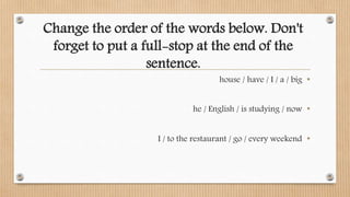 Writing skill | PPTX | Education