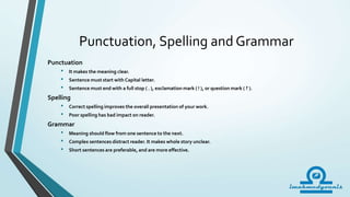 Writing skills | PPTX