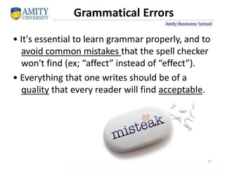 Writing skills | PPTX