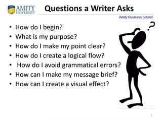 Writing skills | PPTX