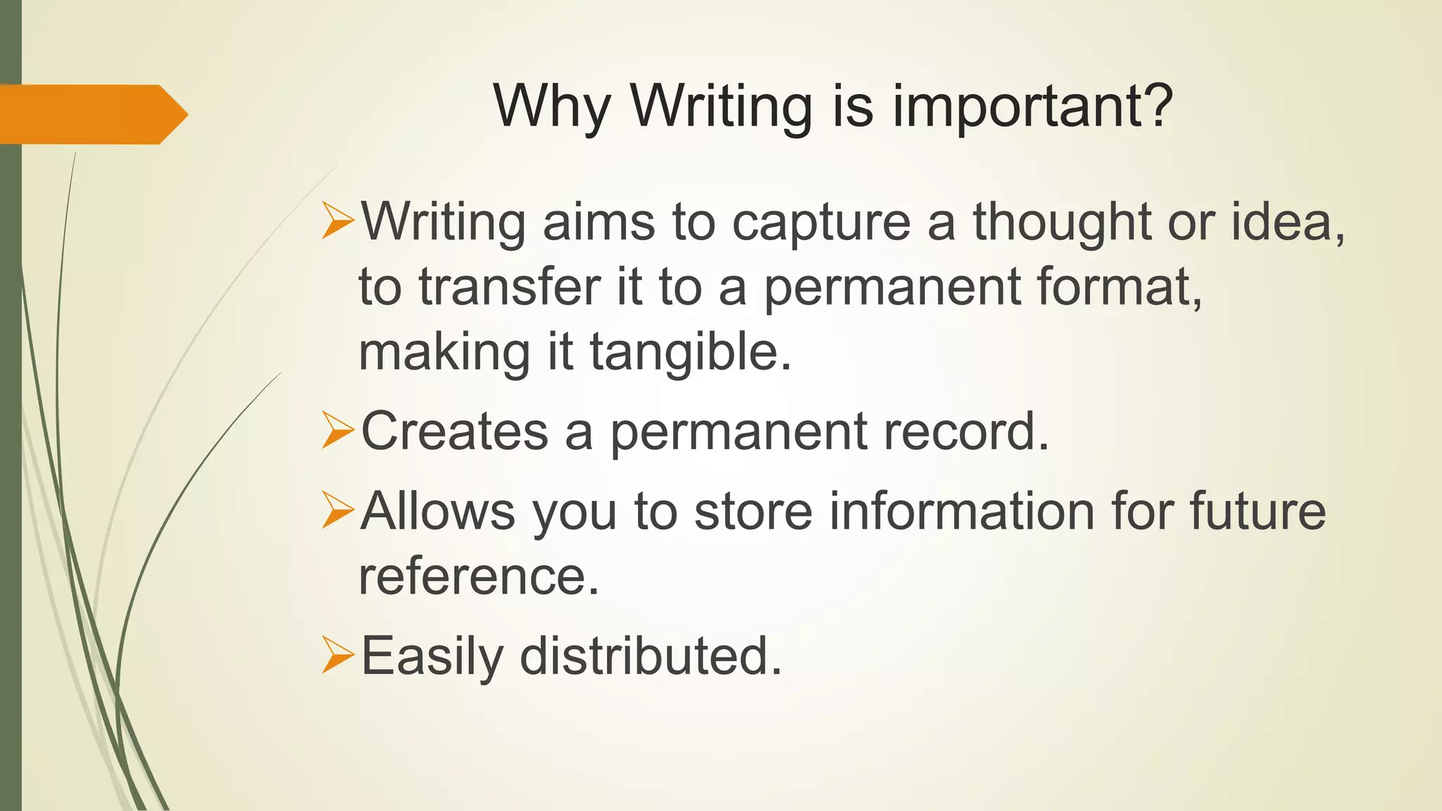 Writing skills | PPT