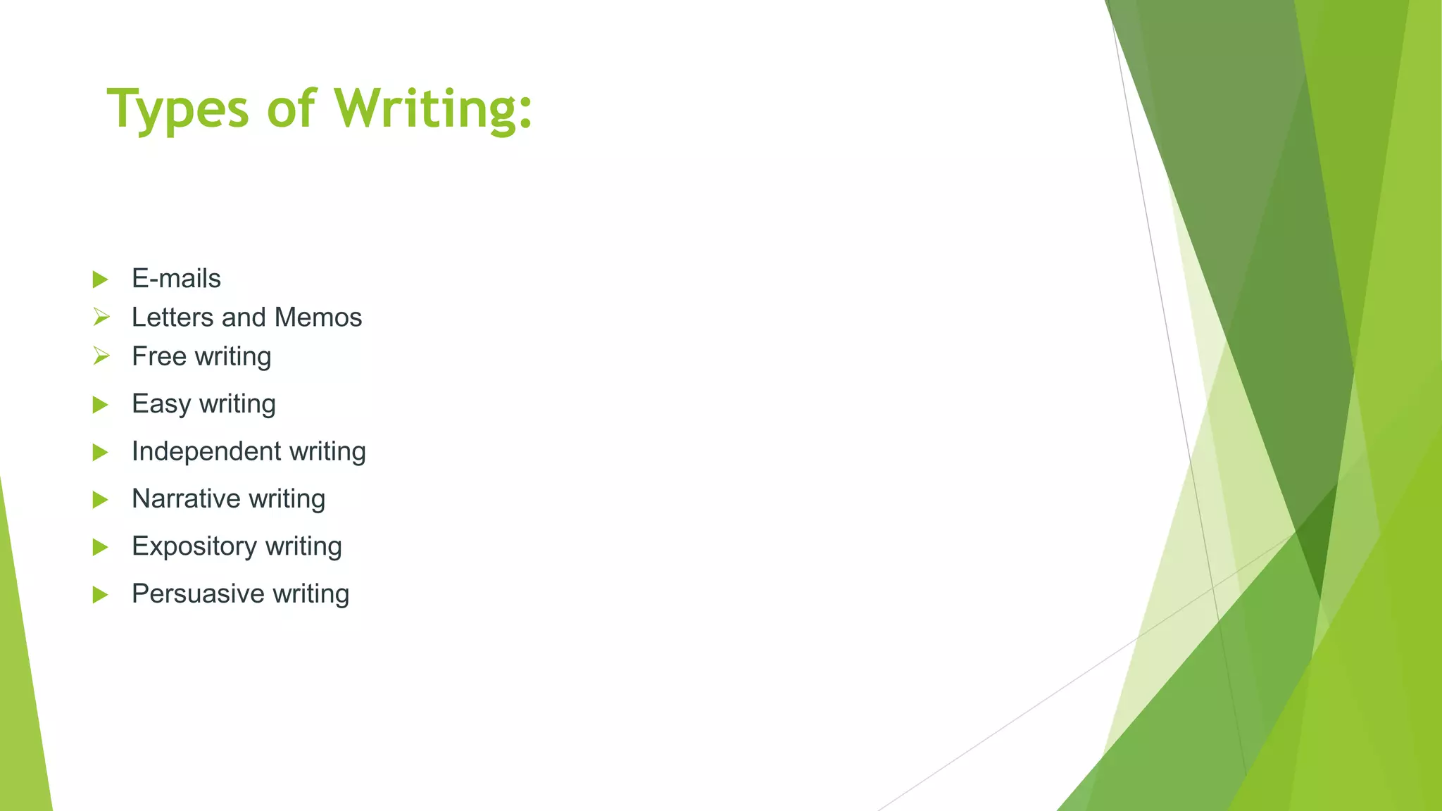 Writing skills | PPTX