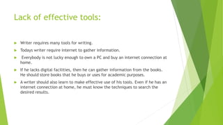 Writing skills | PPT