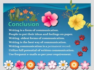 Writing skills | PPTX