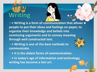 Writing skills | PPTX