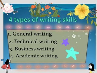 Writing skills | PPTX