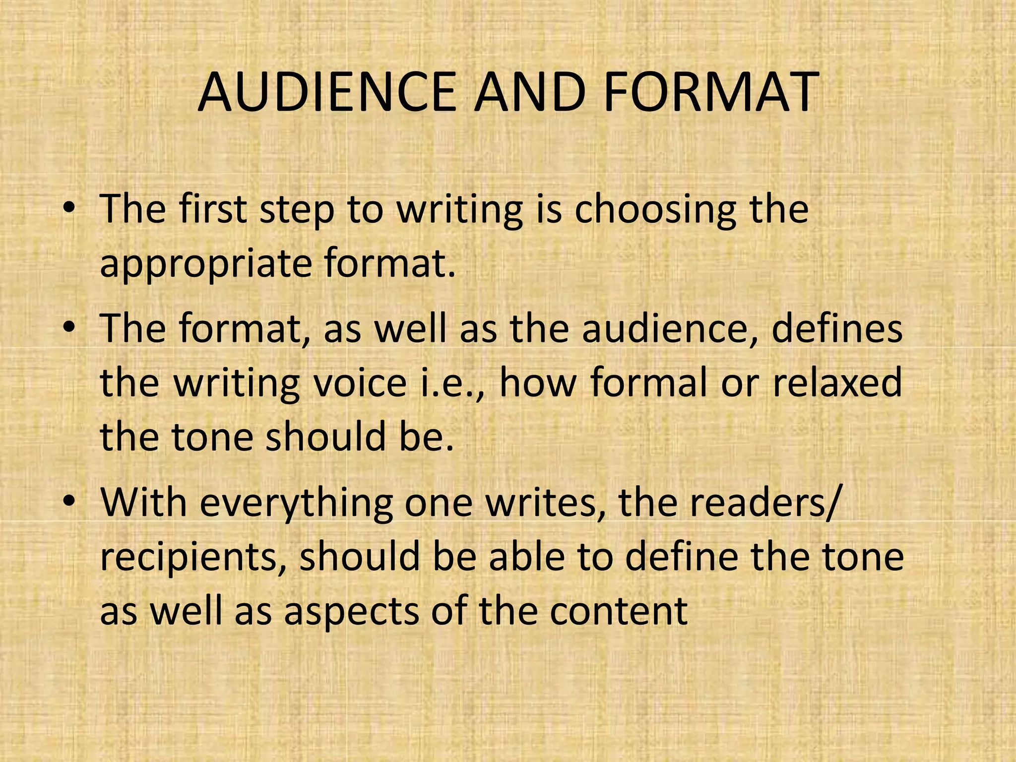 Writing skills | PPT