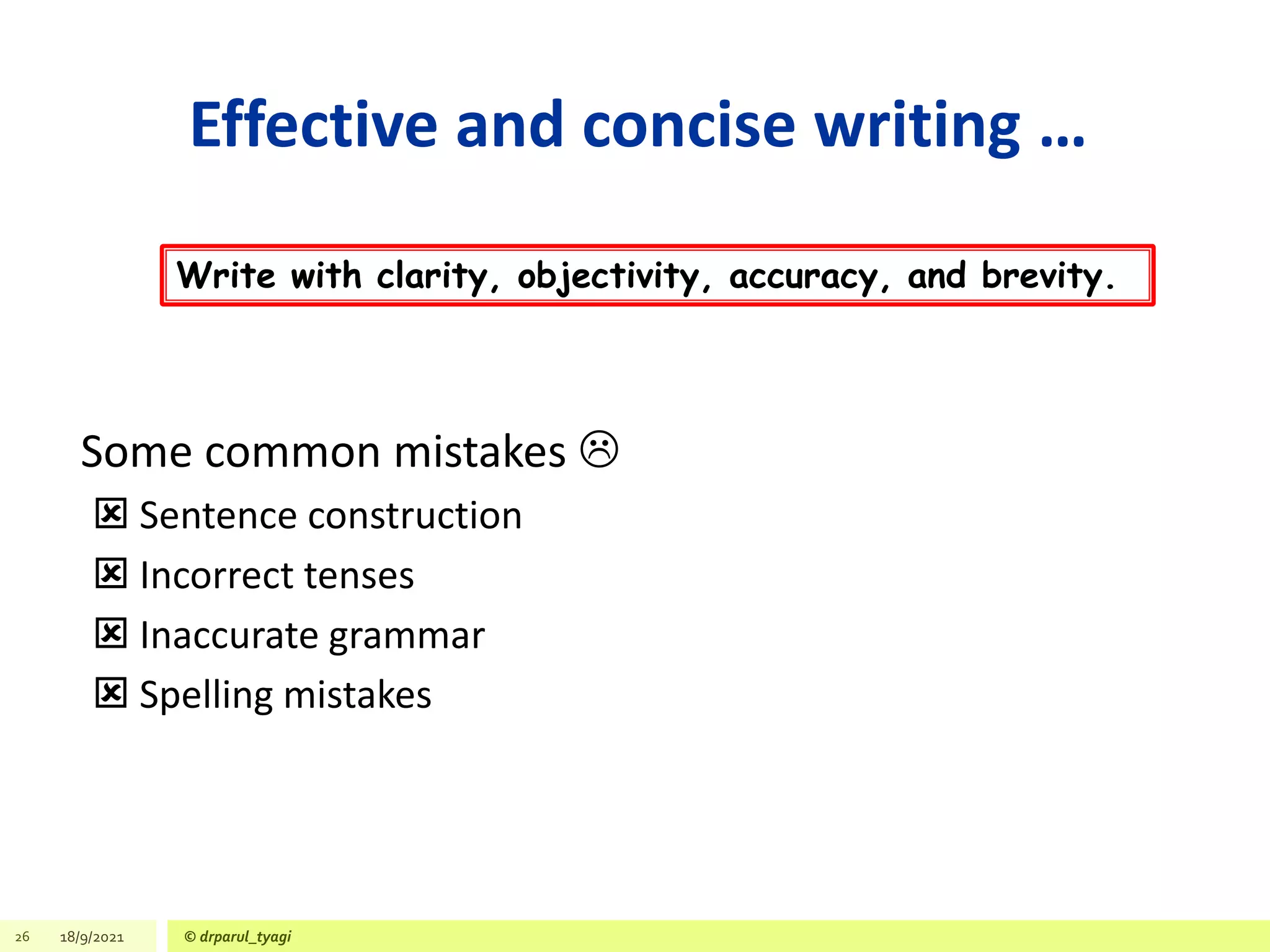 Academic Writing Skills - Tips and Tricks | PDF