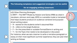 WRITING SKILLS in teaching writing eng maj 107 | PPTX