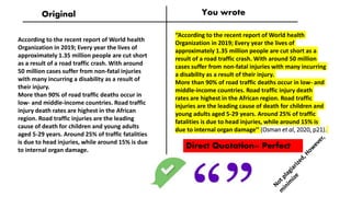 Writing skills paraphrasing and plagiarism v3 | PPT