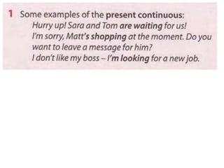 Writing skills (1) Present continuous answers.pptx