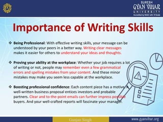 Writing Skills (Gunjan).pptx