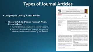 Writing skills Publishing Research Paper | PDF