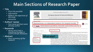 Writing skills Publishing Research Paper | PDF