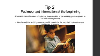 Writing skills the principles | PPTX