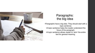 Writing skills the principles | PPTX