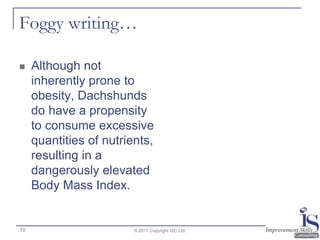 Writing Skills for Scientists - workshop | PPT