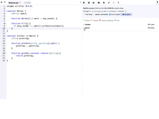 Writing smart contracts | PPT