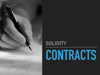 Writing smart contracts | PPT