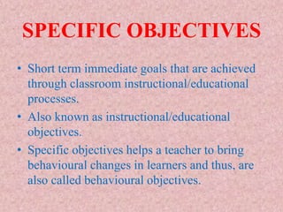 Writing Specific Objectives in Mathematics ppt | PPTX | Education