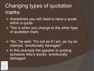 Quotations and Quotation Marks | PPT