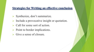 Writing stages - How to write an Effective Essay | PPT