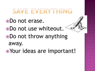 Writing Steps | PPTX