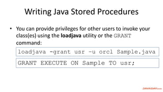 Writing Stored Procedures in Oracle RDBMS | PPT