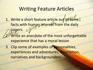 Writing Straight News | PPT