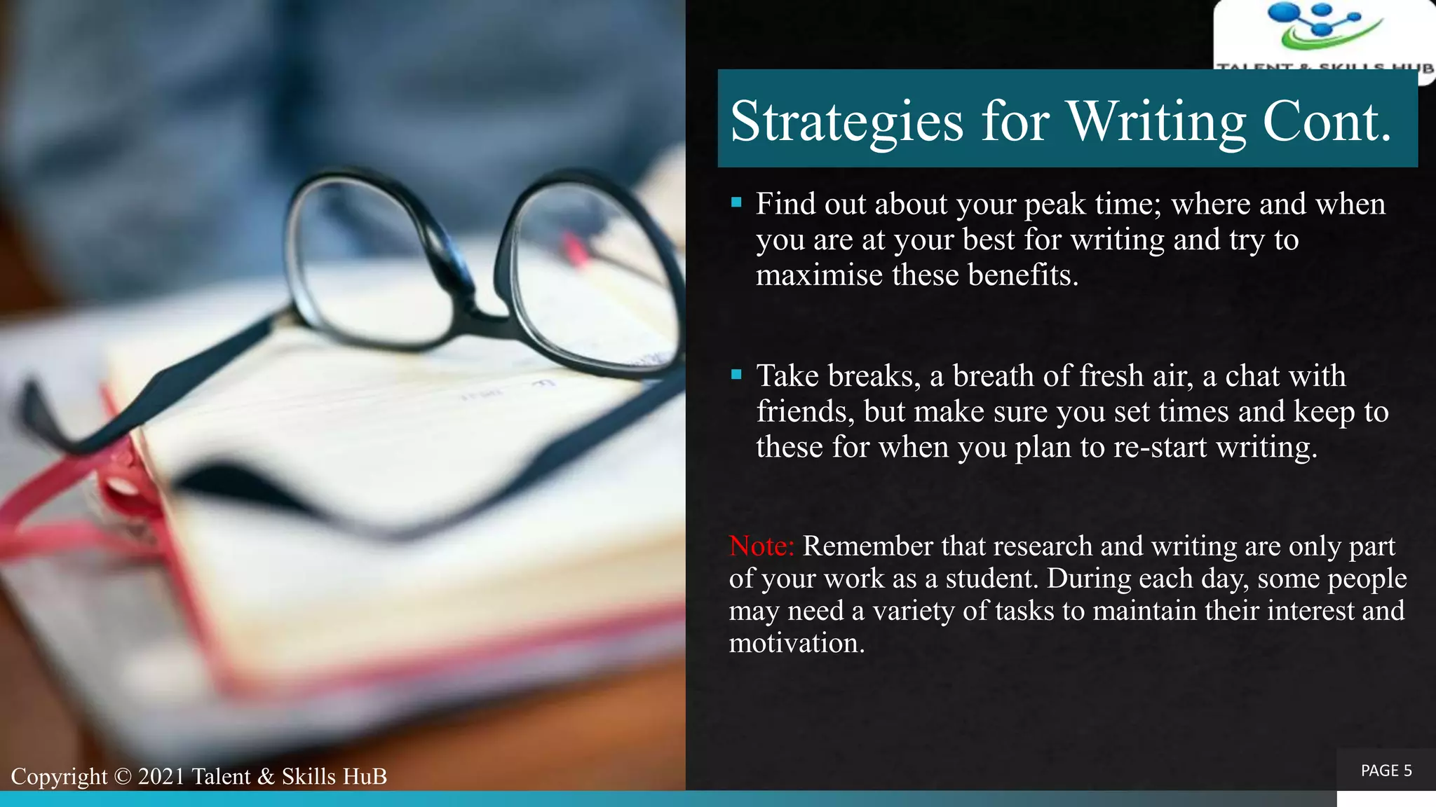 Strategies for Developing Writing Skills | PPTX