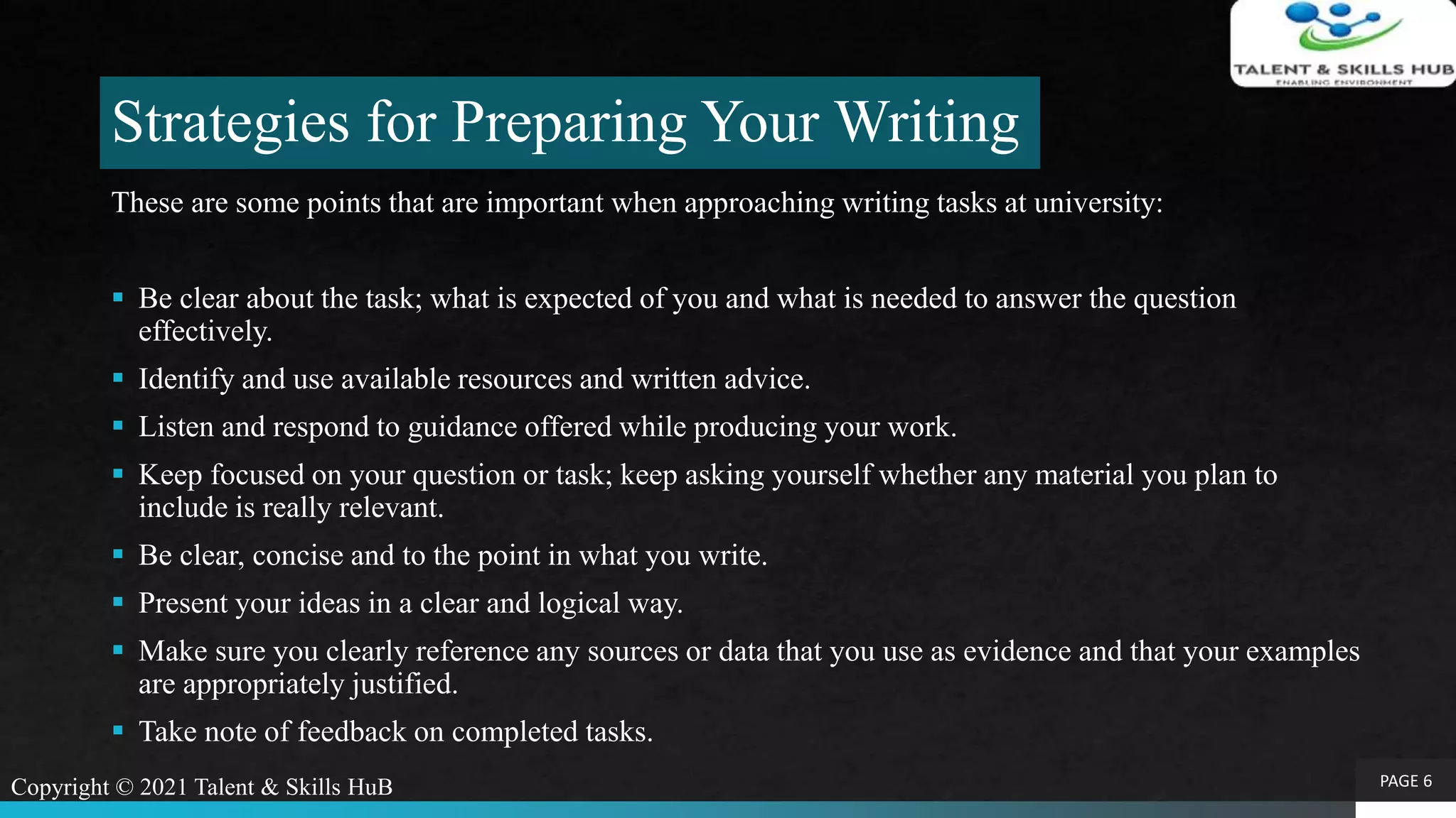 Strategies for Developing Writing Skills | PPTX