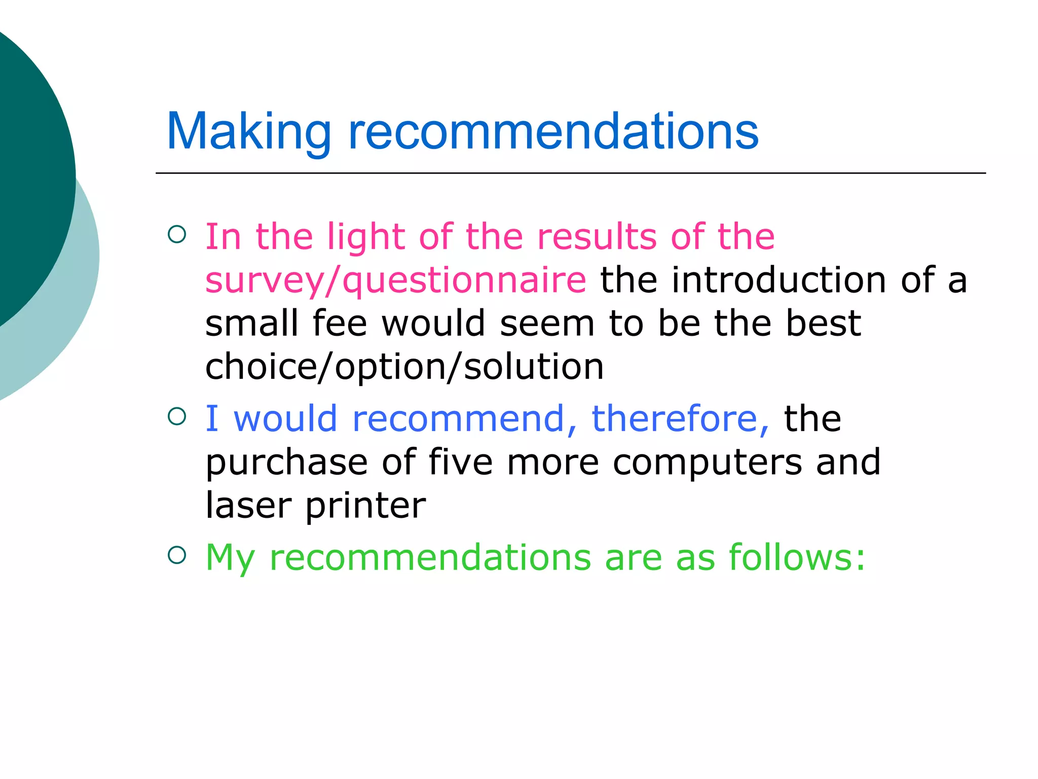 Writing a survey report | PPT