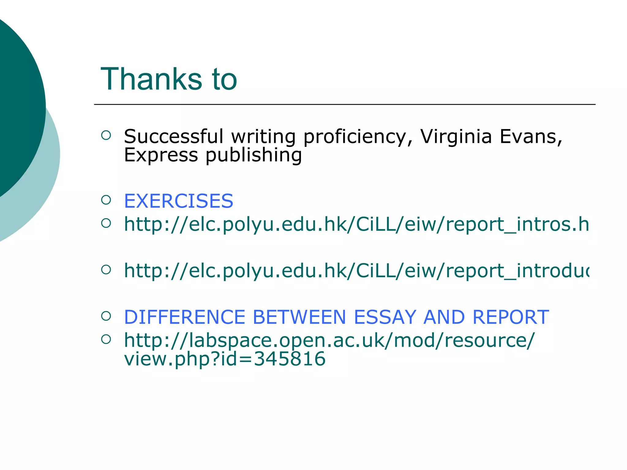 Writing a survey report | PPT