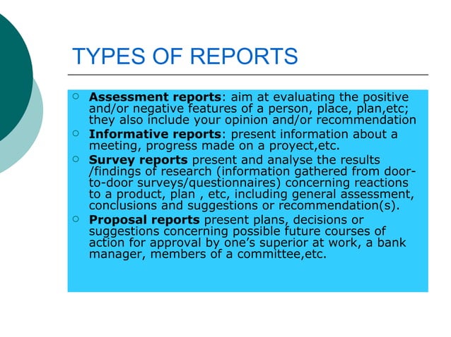 Writing a survey report | PPT