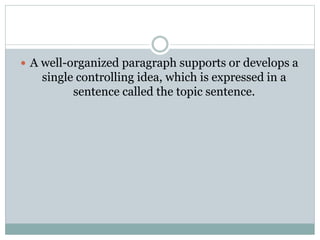 Writing strategies writing paragraphs | PPTX