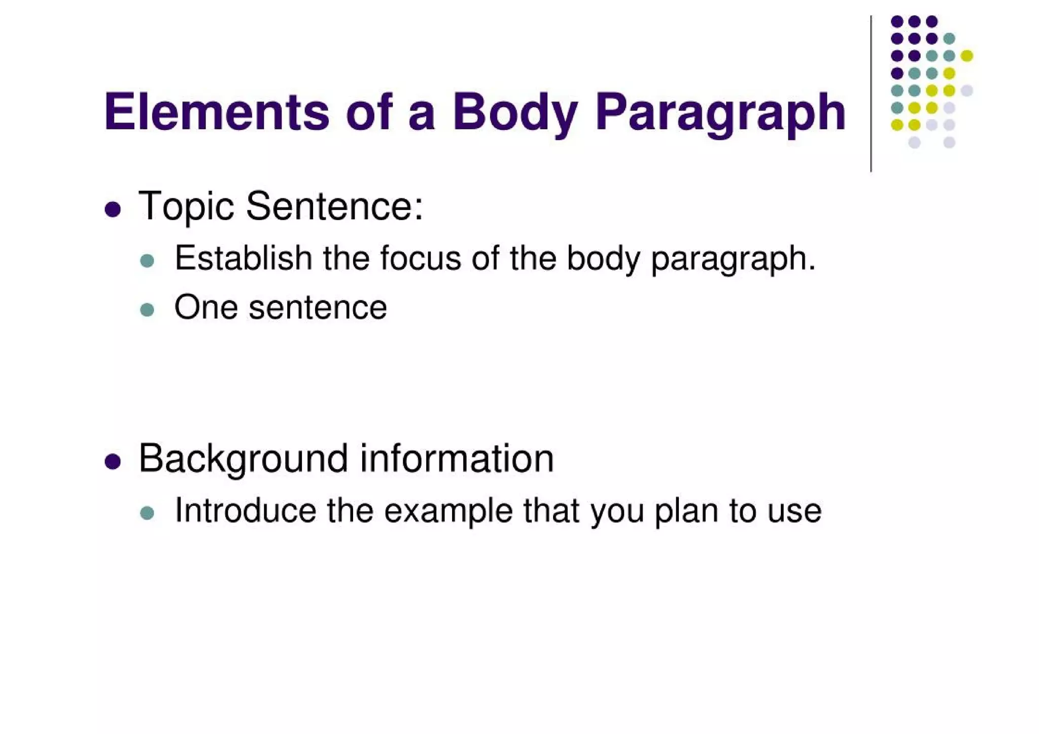 Writing Strong Paragraphs | PDF