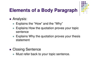 Writing Strong Paragraphs | PDF