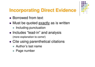 Writing Strong Paragraphs | PDF